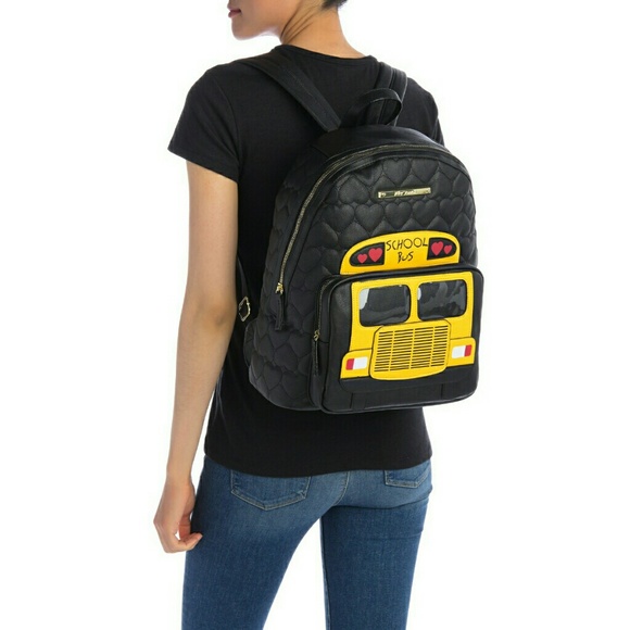 Betsey Johnson | Bags | Betsey Johnson School Bus Bag Pack Kawaii ...